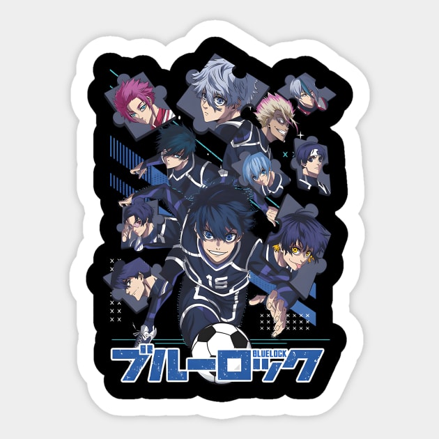 Blue Lock Team - Custom Fan Merch - Sticker | TeePublic