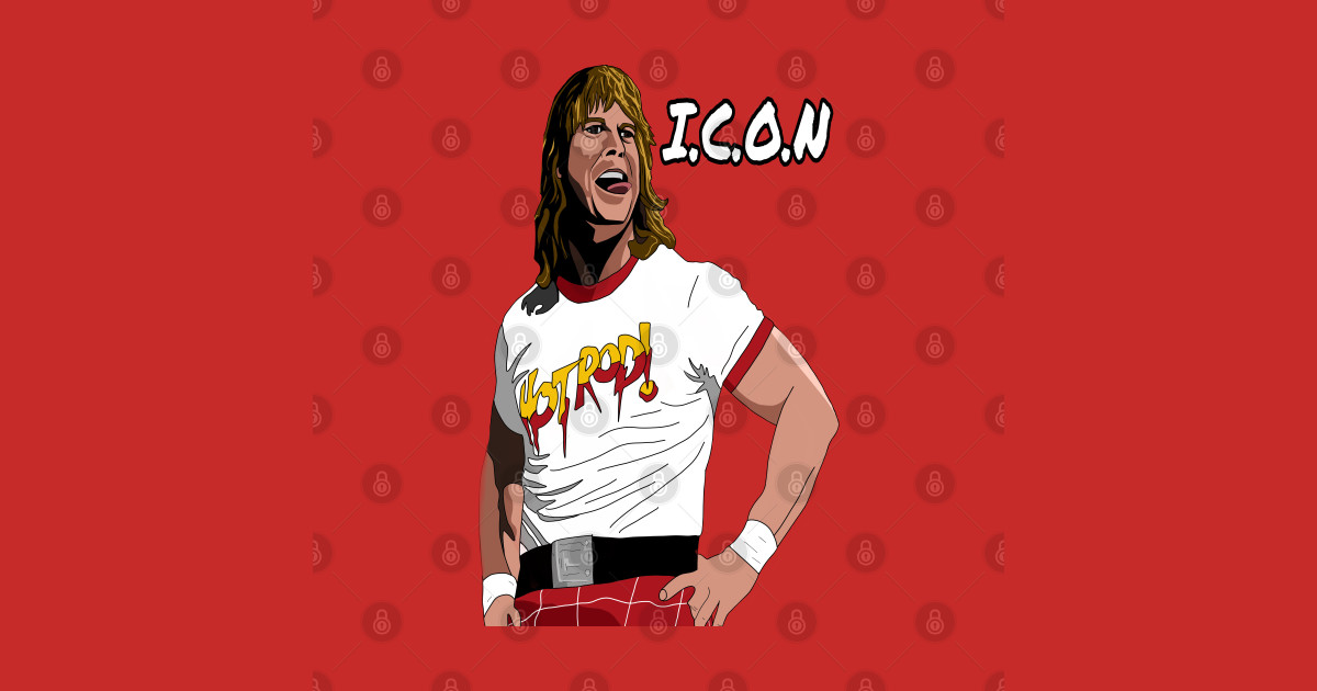 Rowdy Icon - Rowdy Roddy Piper - T-Shirt | TeePublic