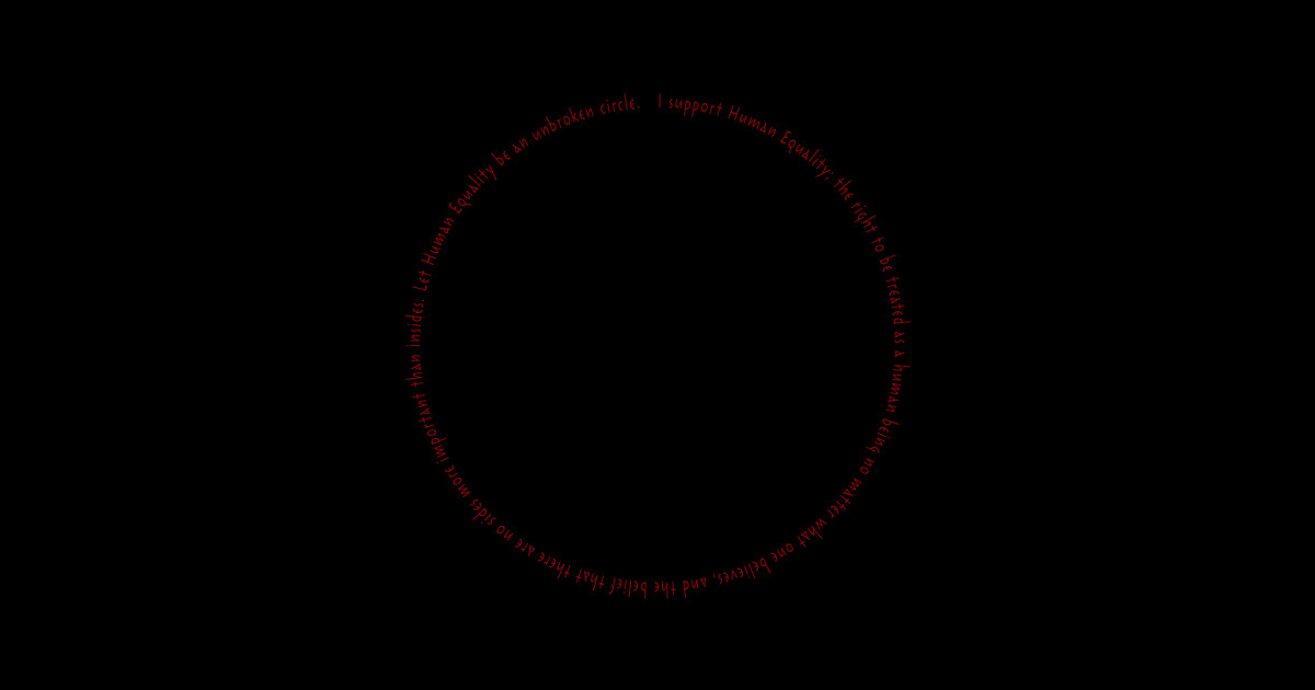 Human Equality Circle - Civil Rights - Sticker | TeePublic