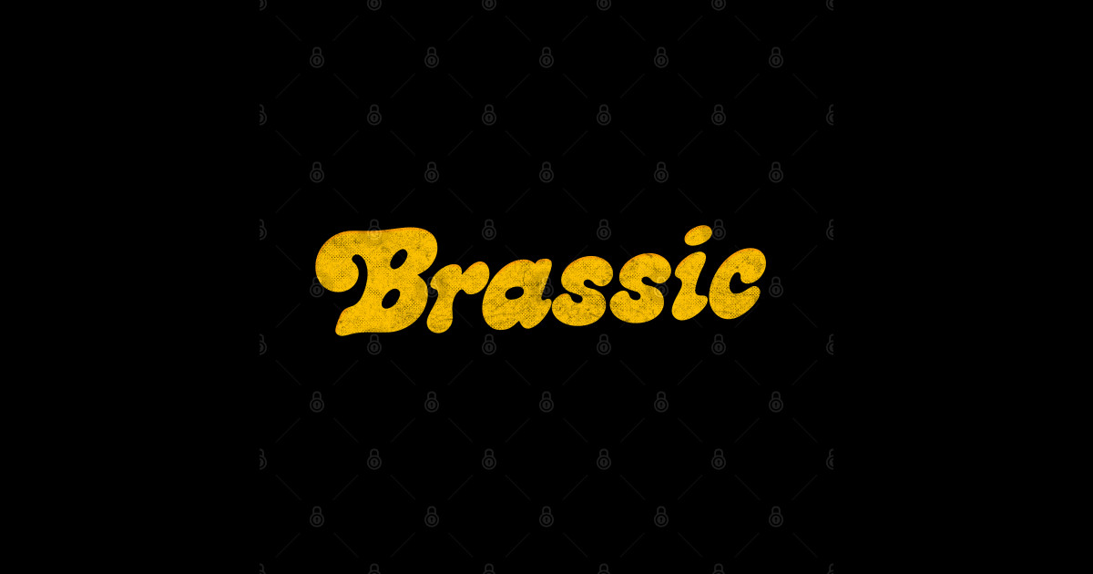 BRASSIC /// Faded & Distressed Style Design - Brassic - Sticker | TeePublic