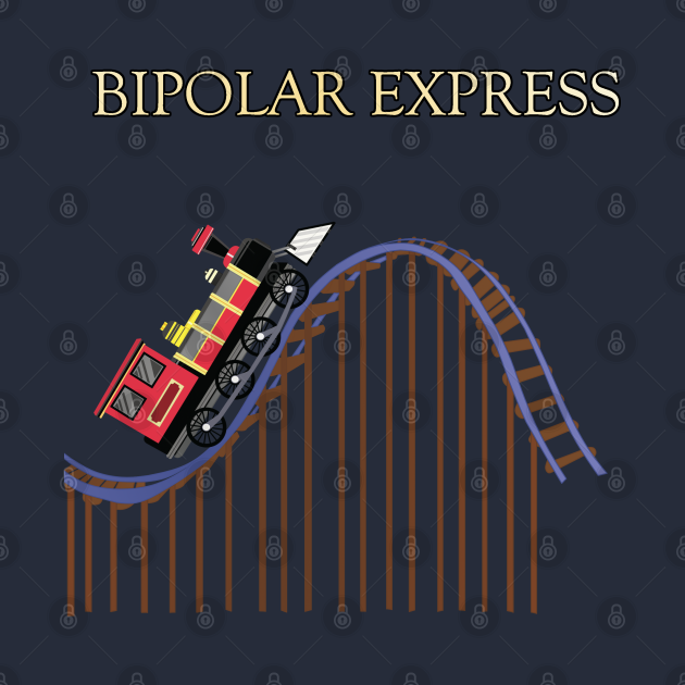 Bipolar Express - Train - T-Shirt | TeePublic