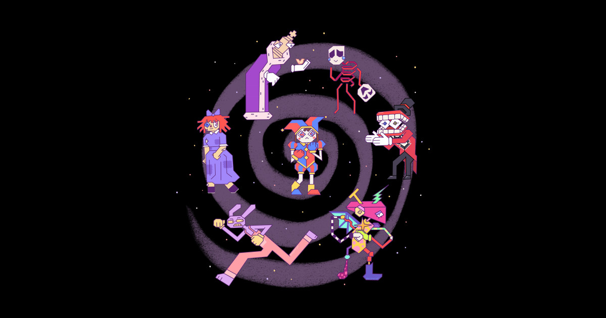 Amazing Digital Circus Crew! - Tadc - Posters and Art Prints | TeePublic