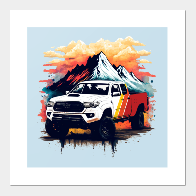 Tacoma TRD Racing Design - Toyota Tacoma - Posters and Art Prints ...