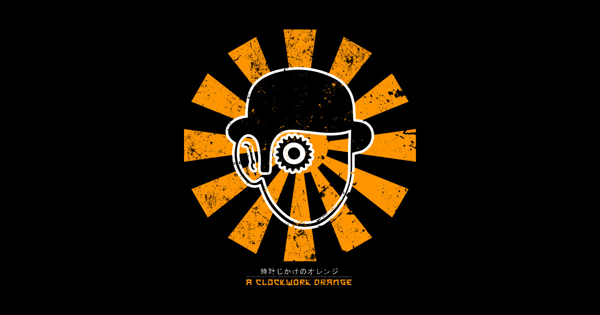 A Clockwork Orange Retro Japanese - A Clockwork Orange - Sticker ...