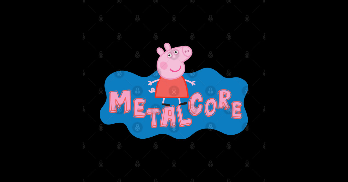 Cute Metalcore - Metalcore - Sticker | TeePublic