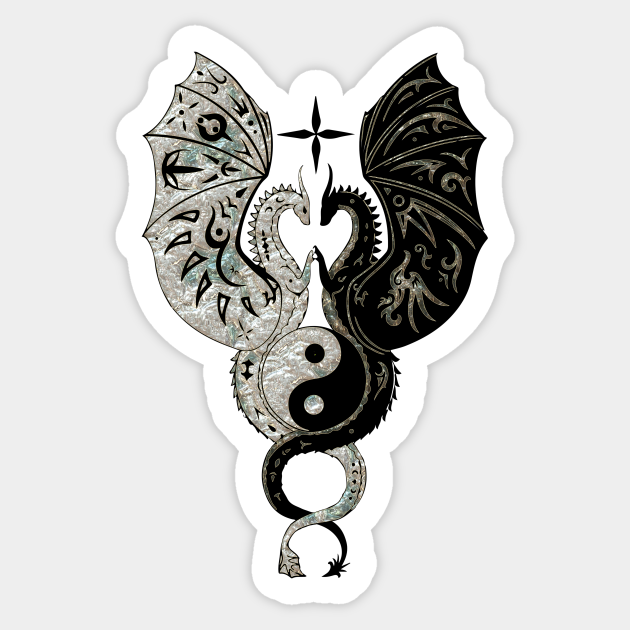 Dragons with the sing yin and yang - Dragons With The Sing Yin And Yang ...