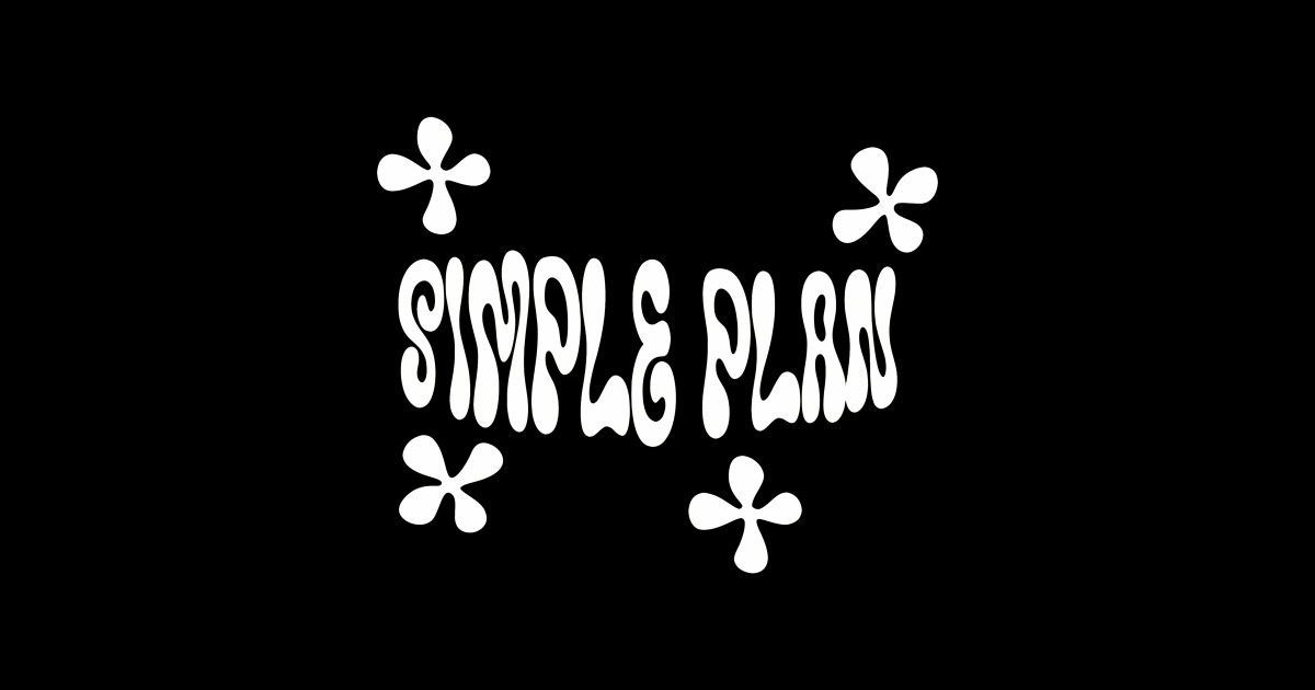 Bubble black typo simple - Simple Plan - Posters and Art Prints | TeePublic