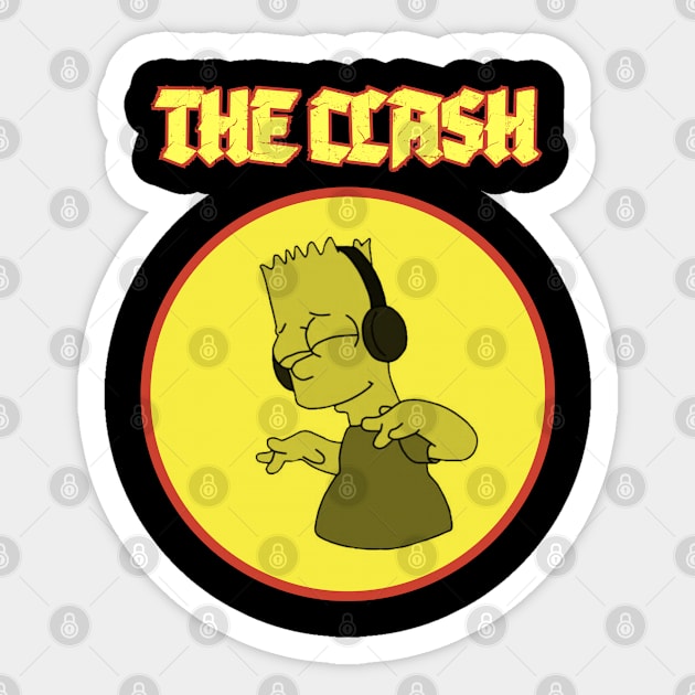The Clash / Cartoon Style - The Clash - Sticker | TeePublic