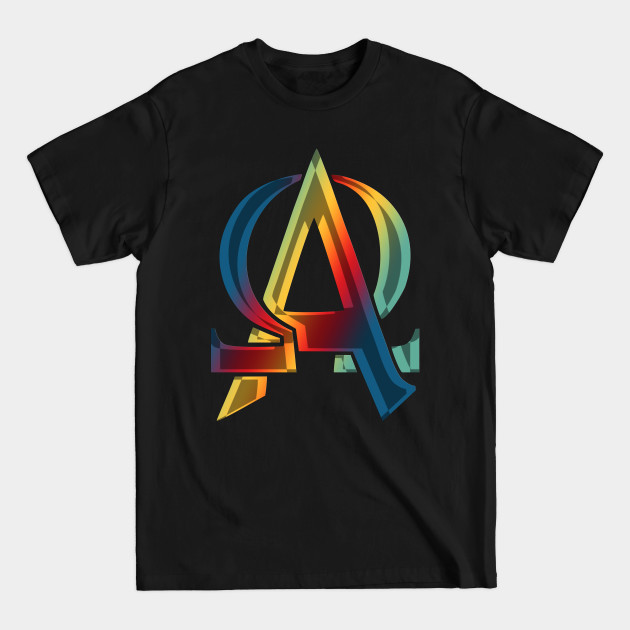 Greek Alphabet - Letter Alpha Omega 1 - Alpha Omega - T-Shirt