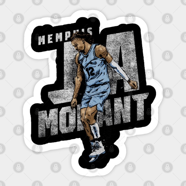 Ja Morant Memphis Griddy - Ja Morant - Sticker | TeePublic