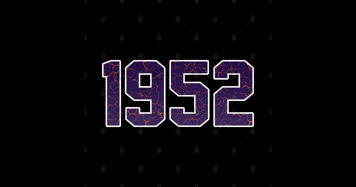 1952 - Years Vintage Retro Style - 1952 - Sticker | TeePublic