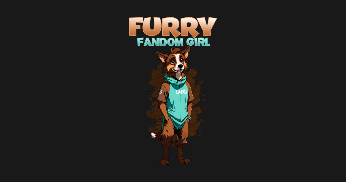Furry Fandom Girl I Cute Furries Fandom Cosplay - Furry - T-Shirt ...