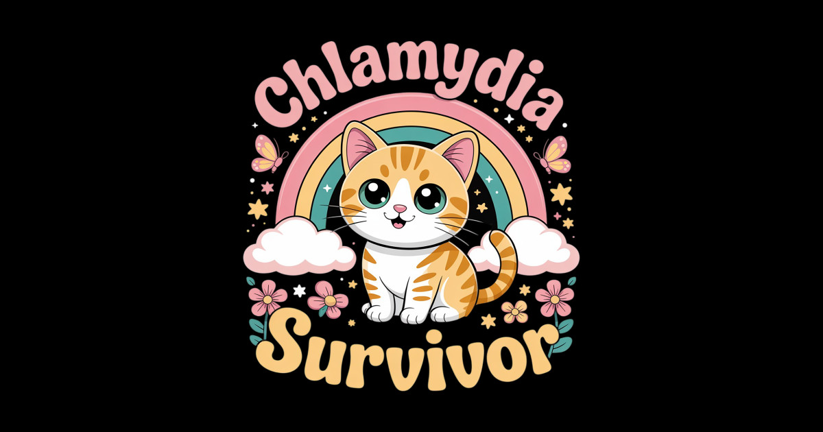 Chlamydia Survivor Cat Meme Embarrassing Adult Humor - Chlamydia ...