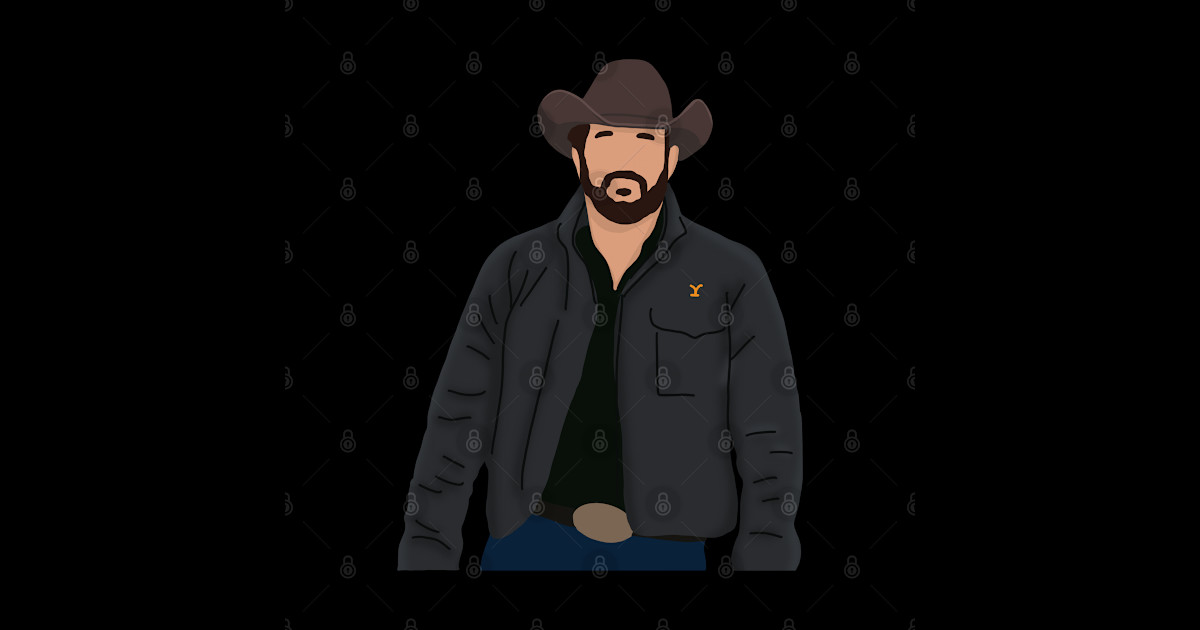 Rip Wheeler - Yellowstone Dutton Ranch - Sticker | TeePublic