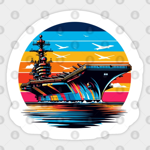 Aircraft carrier - Aircraft Carrier - Sticker | TeePublic