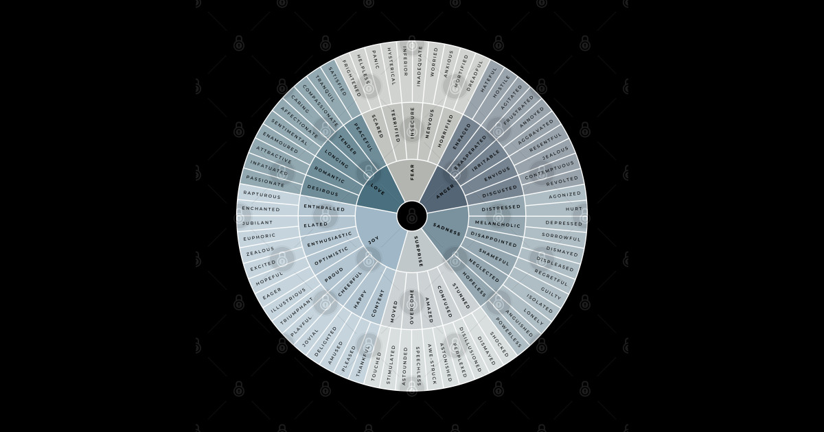 Wheel of Emotions + Feelings | American English | Junto - Feelings ...