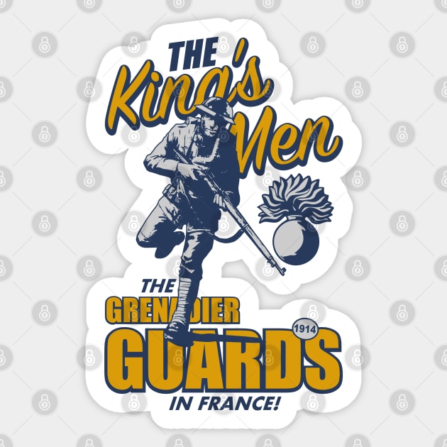 WW1 Grenadier Guards - British Army Foot Guards - Sticker | TeePublic