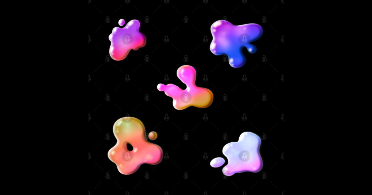 Pink Gel Slime Sticker Sheet 2 - Pink Slime - Sticker | TeePublic