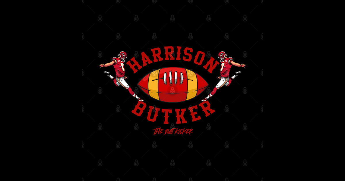 Harrison Butker - The Butt Kicker - Harrison Butker - Sticker | TeePublic