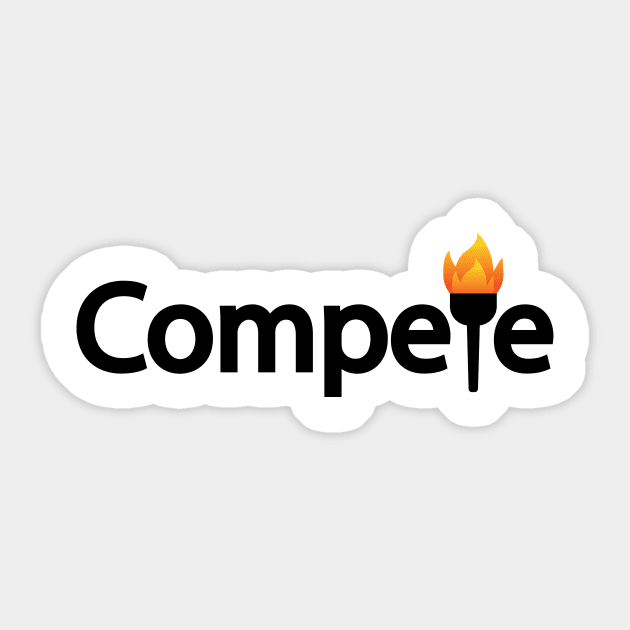 Compete artistic typographic logo - Compete Artistic Typographic Logo ...