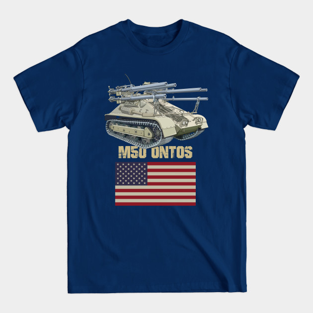 M50 Ontos Multiple 106 mm Anti-Tank Vehicle American Flag Gifts - M50 ...