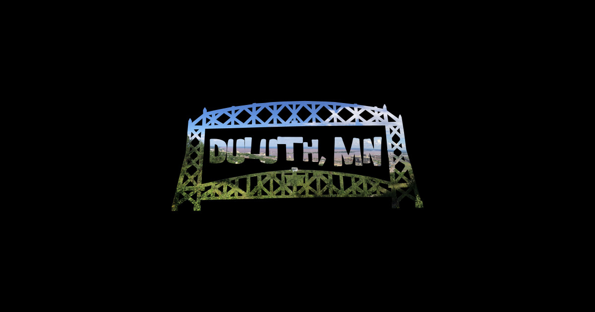 Duluth, MN Aerial Lift Bridge - Duluth - Sticker | TeePublic