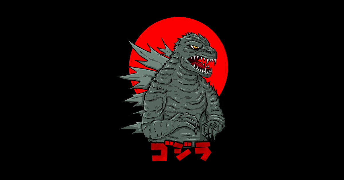 Gojira - Godzilla - Sticker | TeePublic