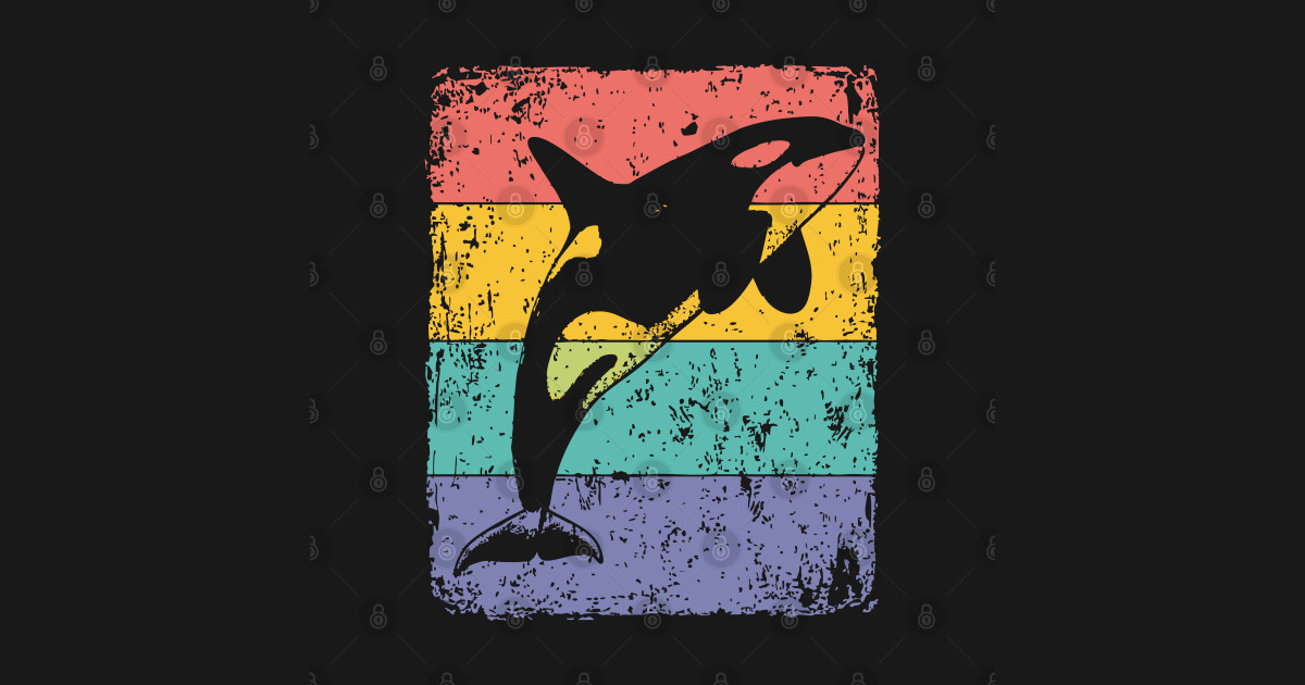 Majestic Orca Pop Art | Killer Whale for Kids - Orca - T-Shirt | TeePublic