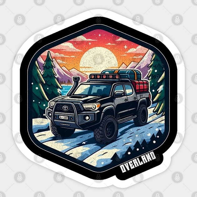 Overland Toyota tacoma - Overlanding - Sticker | TeePublic