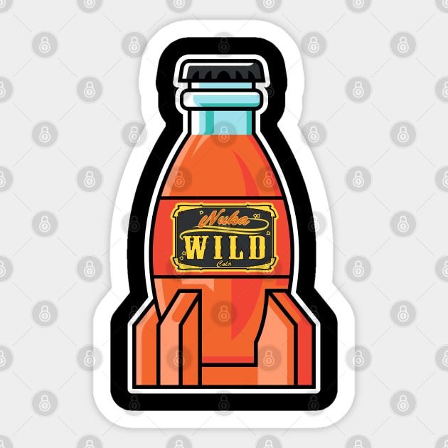 Nuka Wild Bottle - Nuka Wild Bottle - Sticker | TeePublic