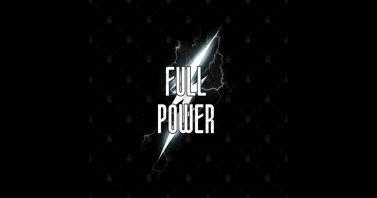 Full Power - Full Power - Sticker | TeePublic