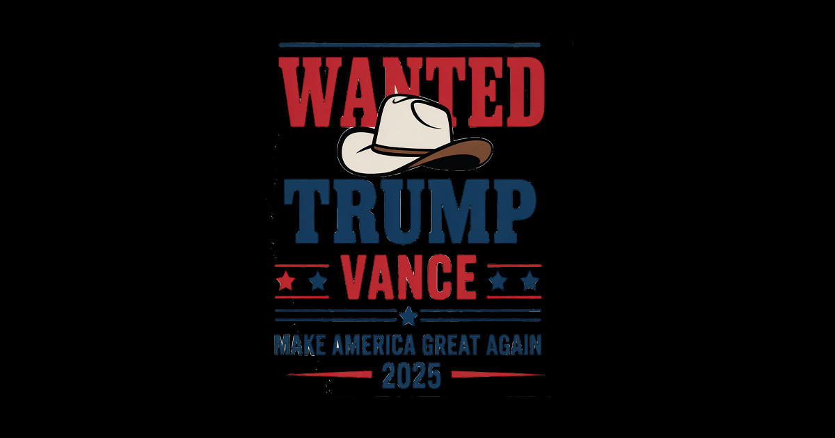 Trump Wanted 2025 Cowboy Western Donald Trump - Trump Wanted 2025 ...