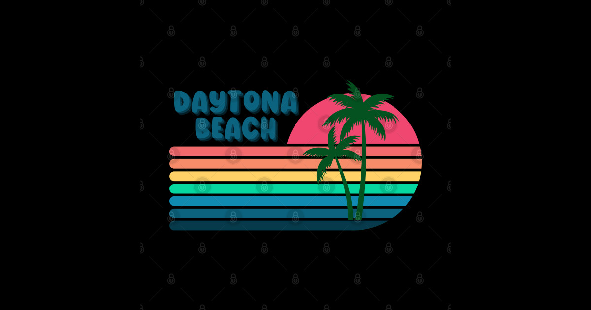 Daytona Beach - Daytona Beach - Sticker | TeePublic