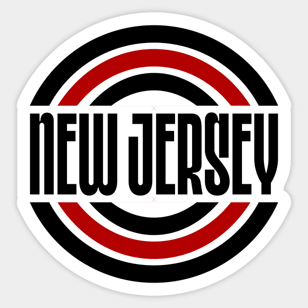 New Jersey - New Jersey State - Sticker | TeePublic