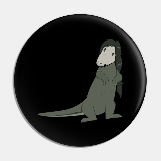 SCP 682 Cute Skull Face Reptile - Scp - Pin | TeePublic