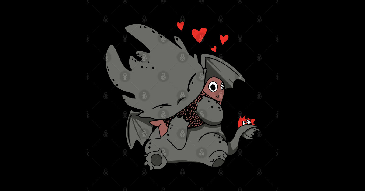 Toothless in love, httyd night fury fanart, how to train your dragon ...
