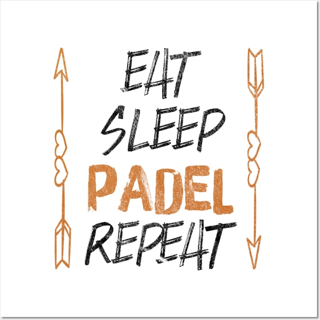 Eat Sleep Padel Repeat, Funny Padel Player Gift Idea - Padel - Posters ...