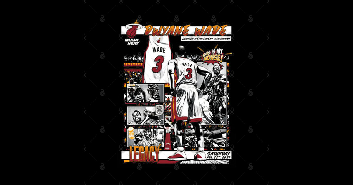 Dwyane Wade Comic - Dwyane Wade - Sticker | TeePublic