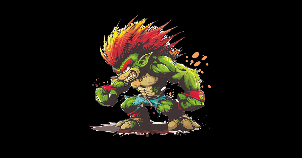blanka the hedgehog - Blanka - Sticker | TeePublic