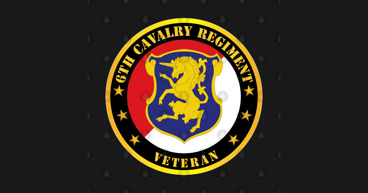6th Cavalry Regiment Veteran - 6th Cavalry Regiment Veteran - T-Shirt ...