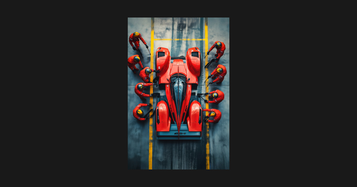 Precision Pit Stop Power - Pit Stop - T-Shirt | TeePublic
