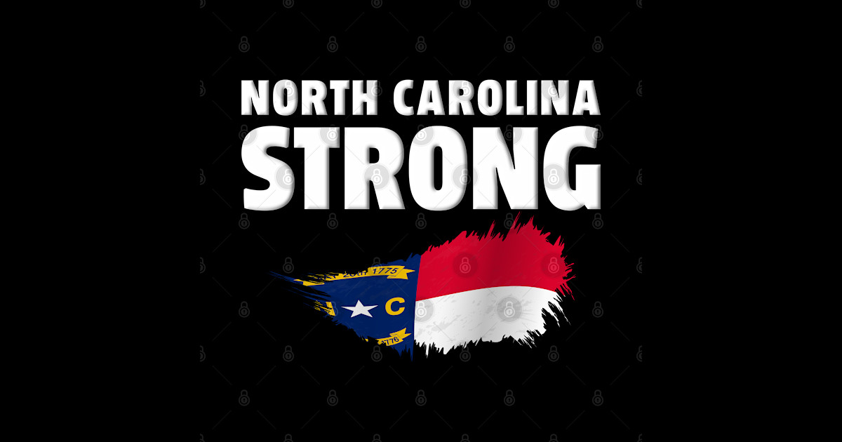 North Carolina Strong Support NC State - North Carolina - Hat | TeePublic