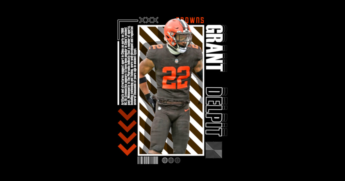 Grant Delpit Paper Poster Version 10 - Grant Delpit - Sticker | TeePublic