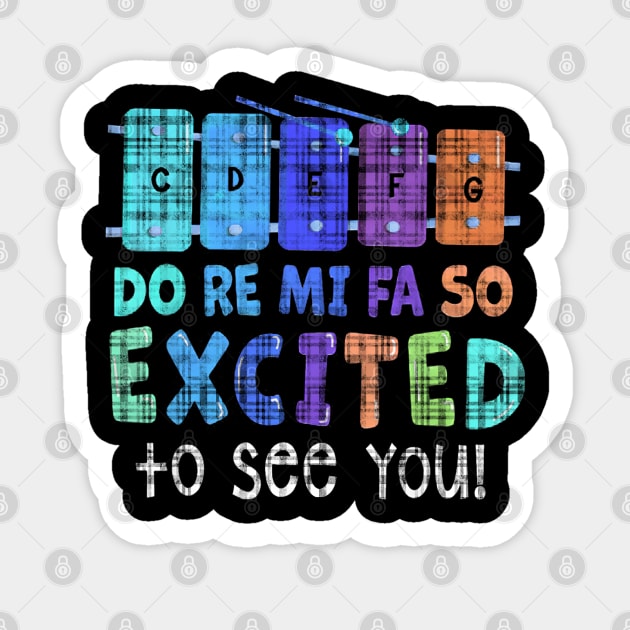 Do Re Mi Fa So Excited To See You Music Teacher - Music Teacher ...