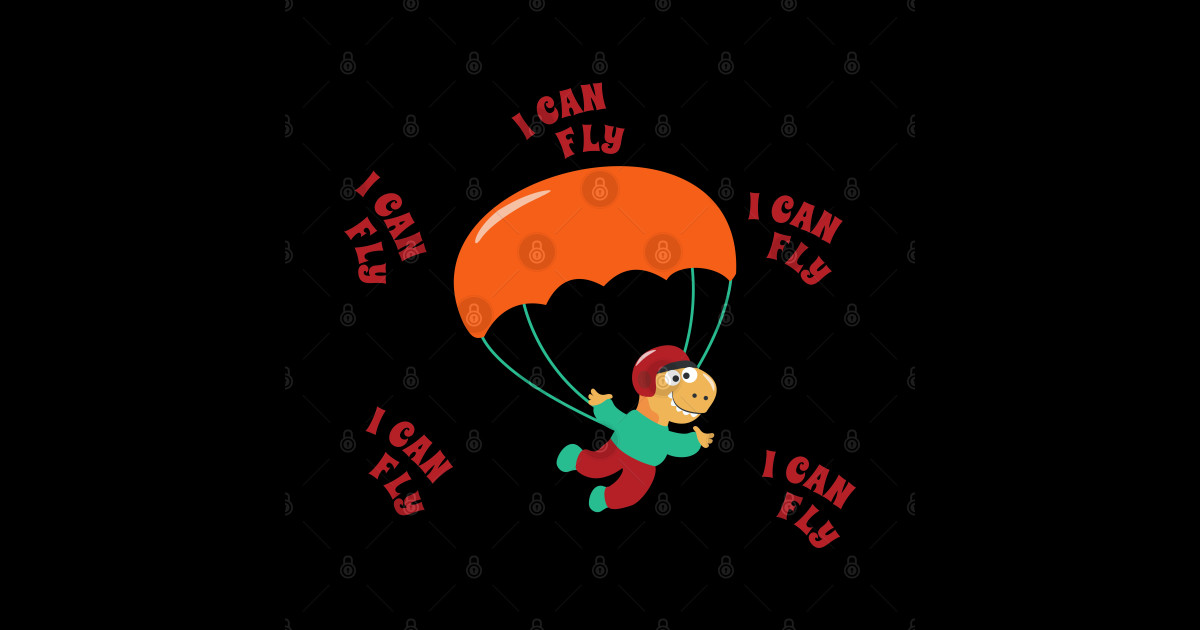Vector illustration of a cute skydiver. - Skydiving Theme Party ...