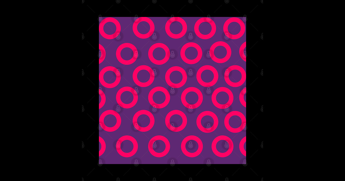 Pink and Purple Fishman Donuts - Fishman Donuts - Sticker | TeePublic