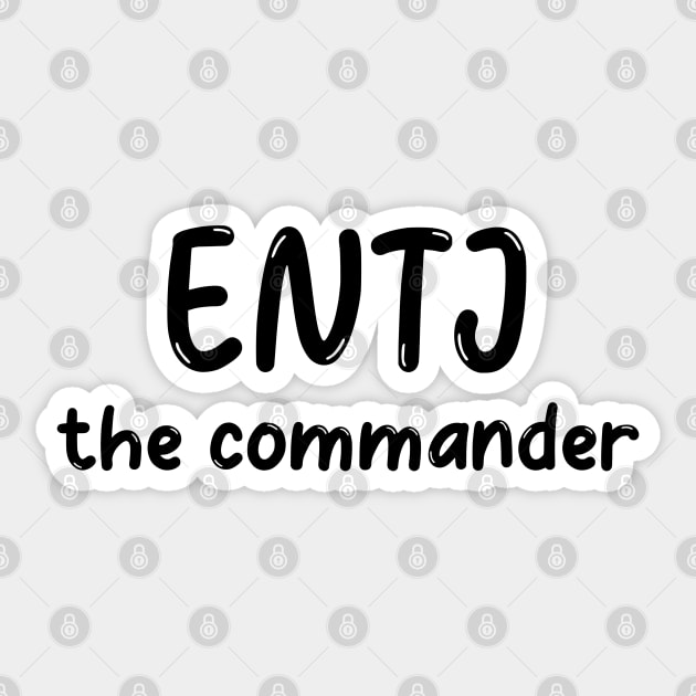 ENTJ Personality Type (MBTI) - Mbti - Sticker | TeePublic