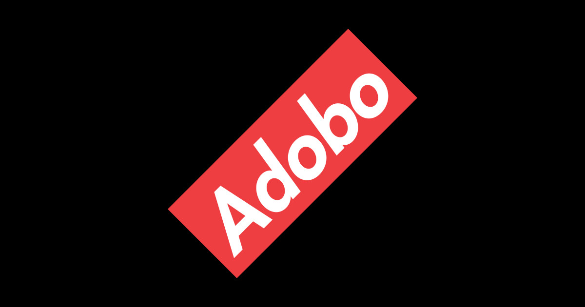 Filipino Chicken Adobo - Box Logo - Adobo - Sticker | TeePublic