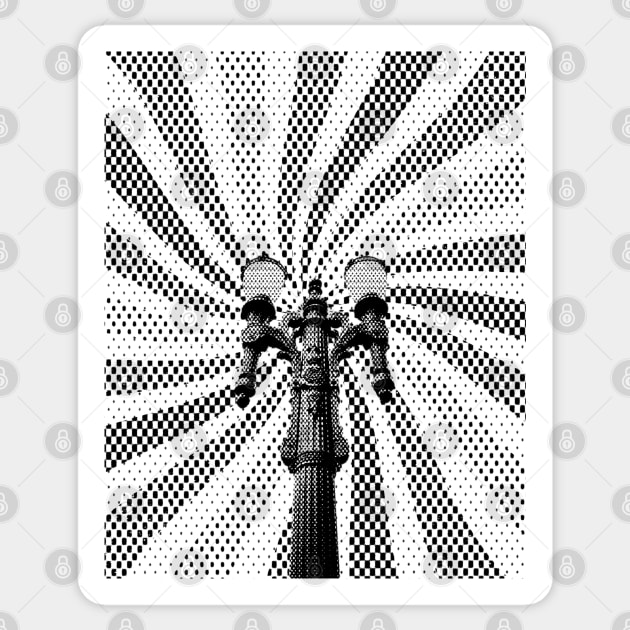 Vintage Street Light - Vintage - Sticker | TeePublic