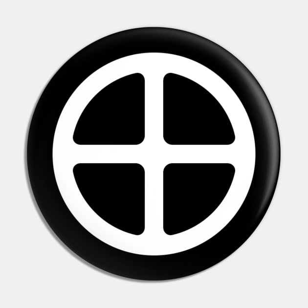 Sun Wheel Symbol - Sun Wheel - Pin | TeePublic